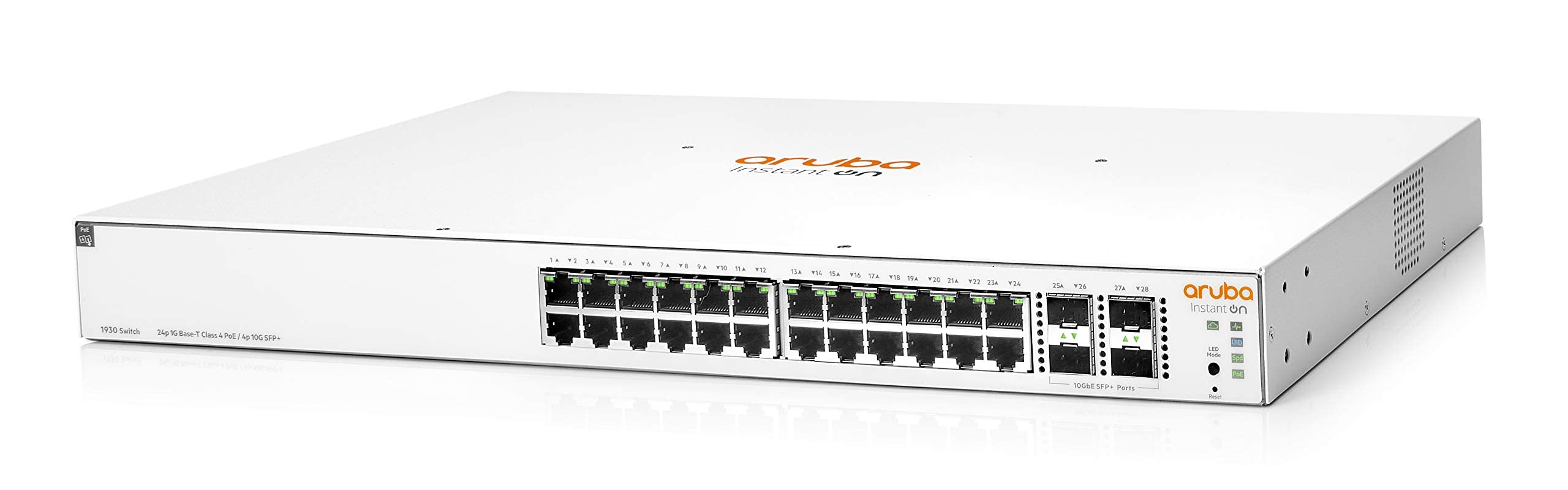Aruba JL683A Smart Managed PoE Switch, 24 Port Gigabit + 4 SFP Port ...